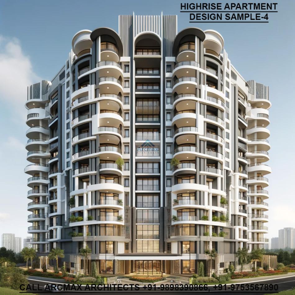 3D Visualization & Renderings for High-Rise Apartments | Arcmax Architects in Delhi, Mumbai ...